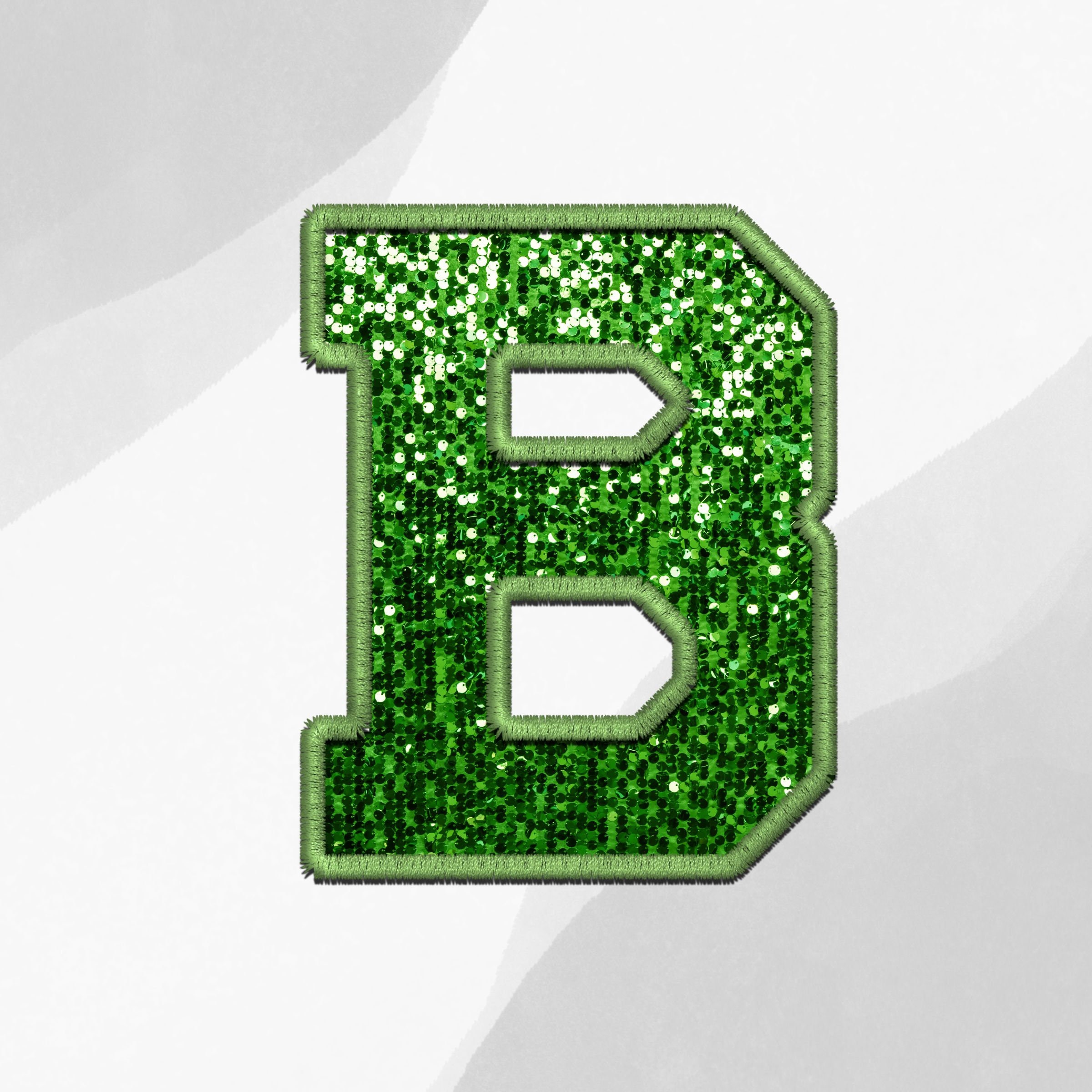 FAUX GREEN ALPHABET- Png Digital File - Etsy