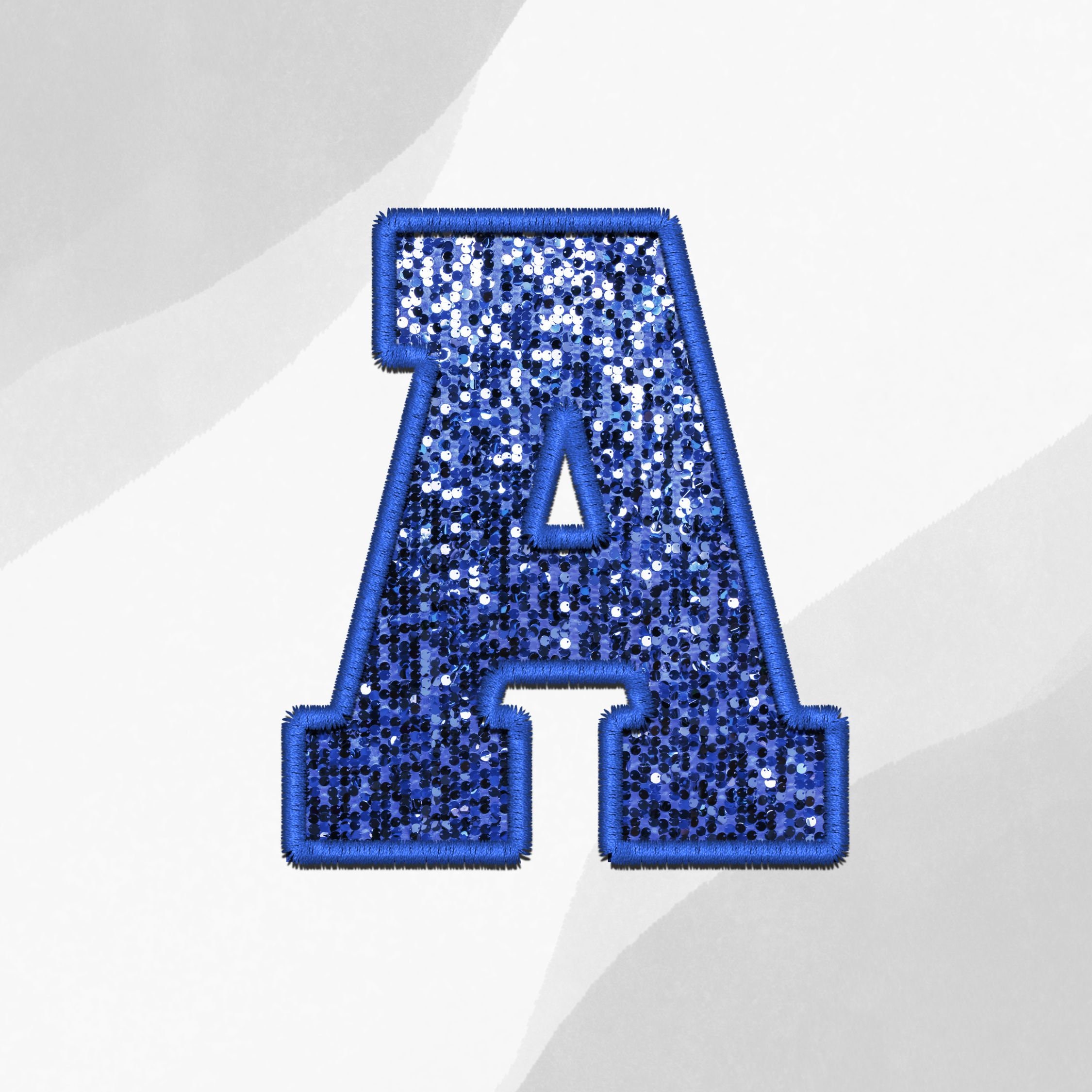 FAUX BLUE SEQUIN Letters- Png Digital File Faux Sequin Png File - Etsy