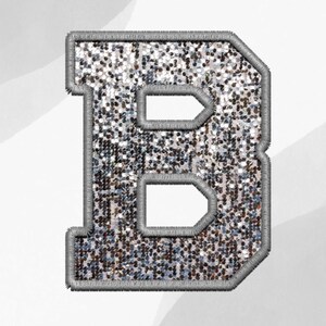 FAUX SILVER SEQUIN Letters Png Digital File Faux Sequin Png File - Etsy