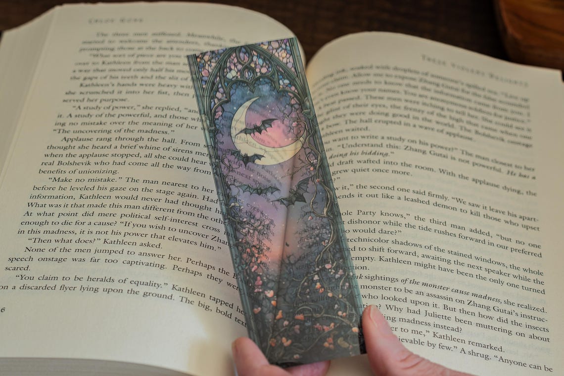 Handcrafted 2x6 Bookmark - Durable Transparent Laminated Design ...
