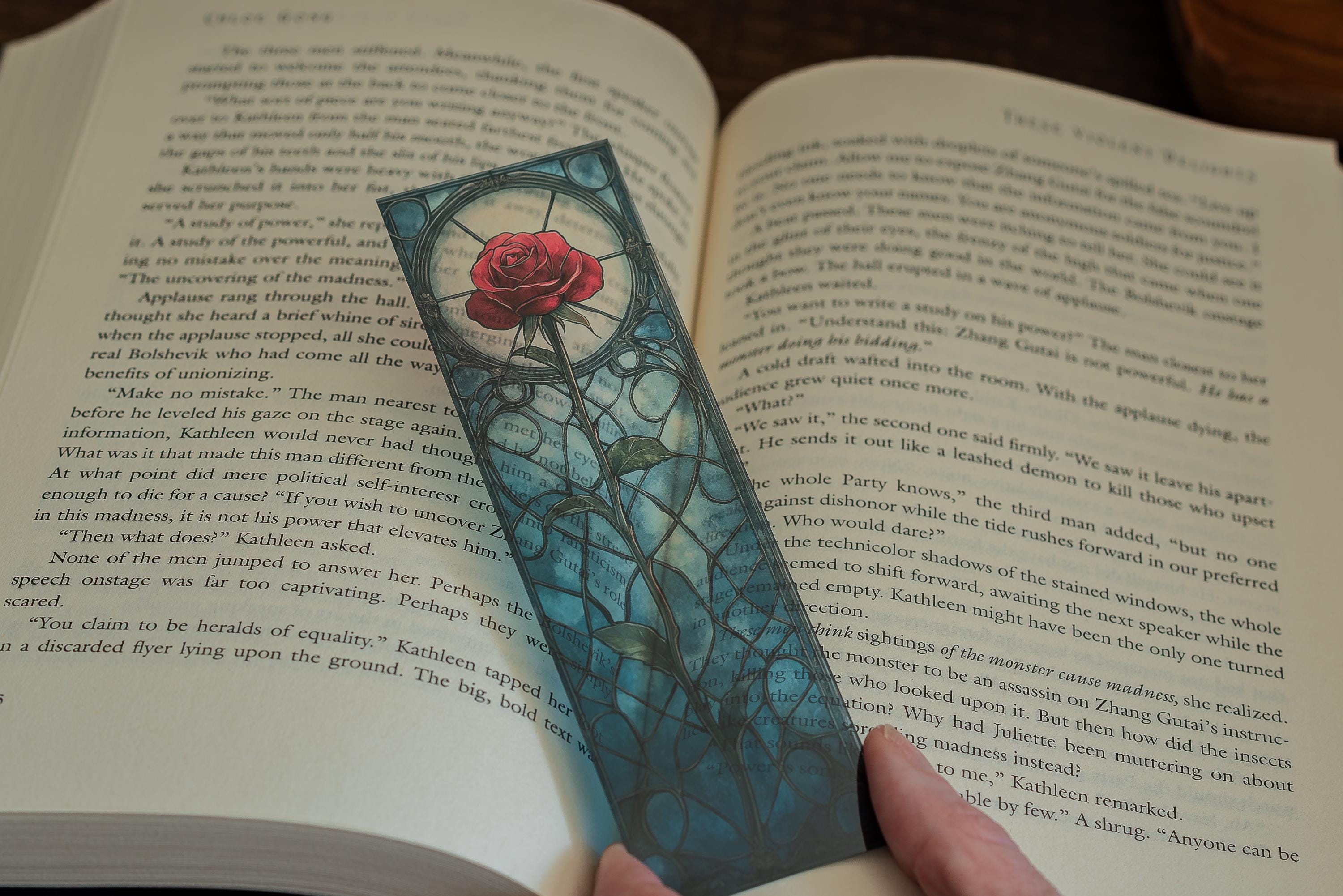 Handcrafted 2x6 Bookmark - Durable Transparent Laminated Design ...