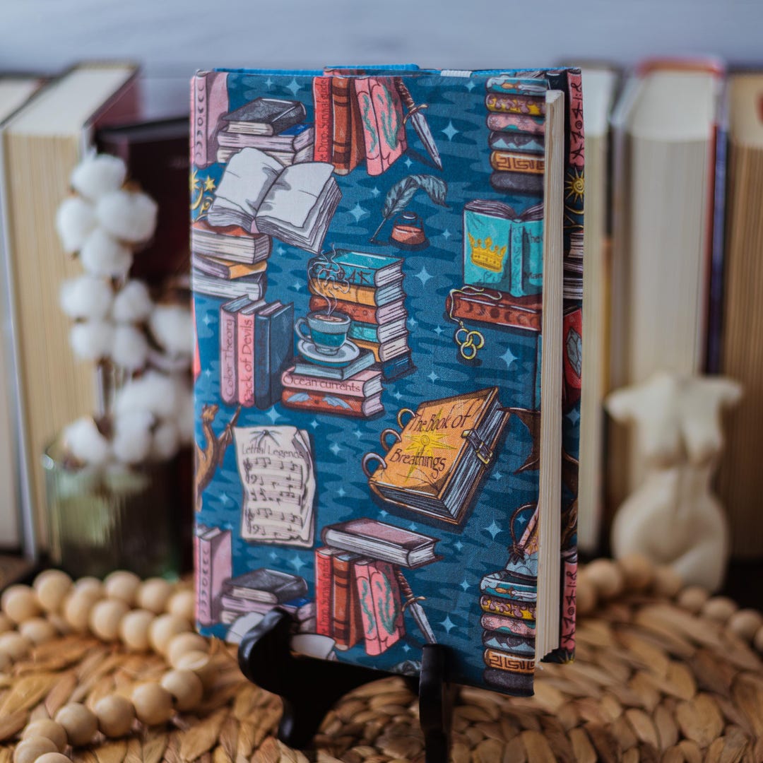 Adjustable Dust Jacket, Fabric Book Jacket, Protective Book Jacket ...