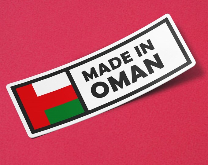 Oman Flag Emblem Stickers - Express Your Omani Pride With Style - Etsy