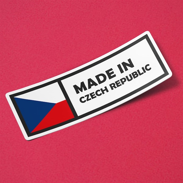Czech Sticker - Etsy
