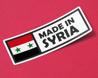 Iraq Sticker Made in Iraq Waterproof for Water Bootle, Car, Laptop ...