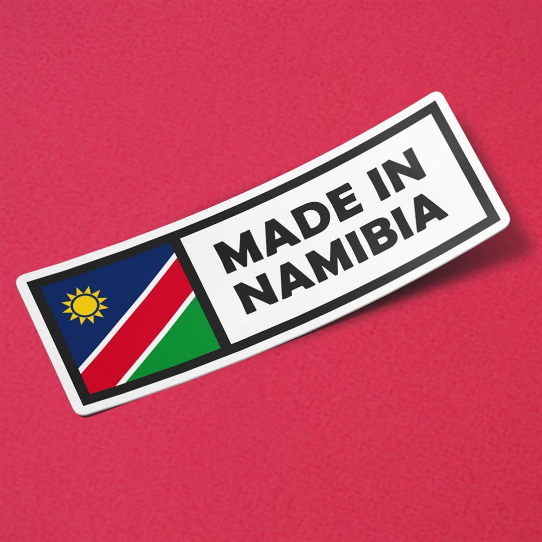 Namibia Sticker Made in Namibia Waterproof for Water Bootle, Car ...