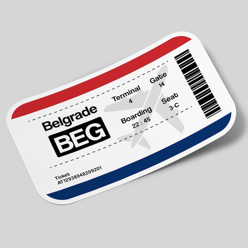 Belgrade Stickers - Etsy