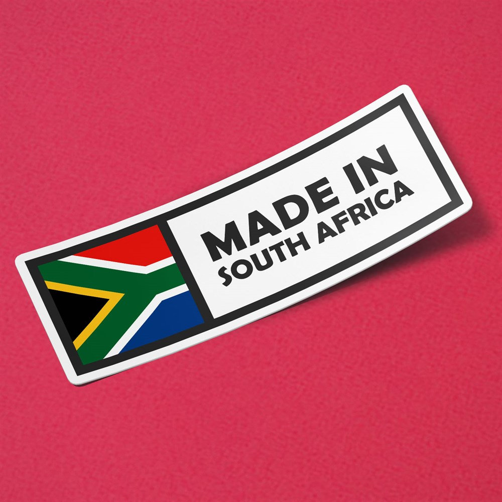 South Africa Sticker Made in South Africa Waterproof for Water - Etsy