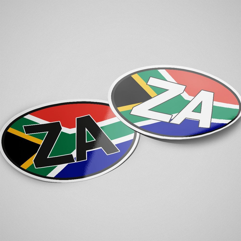 South Africa Sticker Oval Flag Waterproof for Water Bootle - Etsy