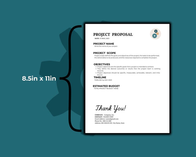 Social Media Project Proposal Template | Canva Project Proposal ...