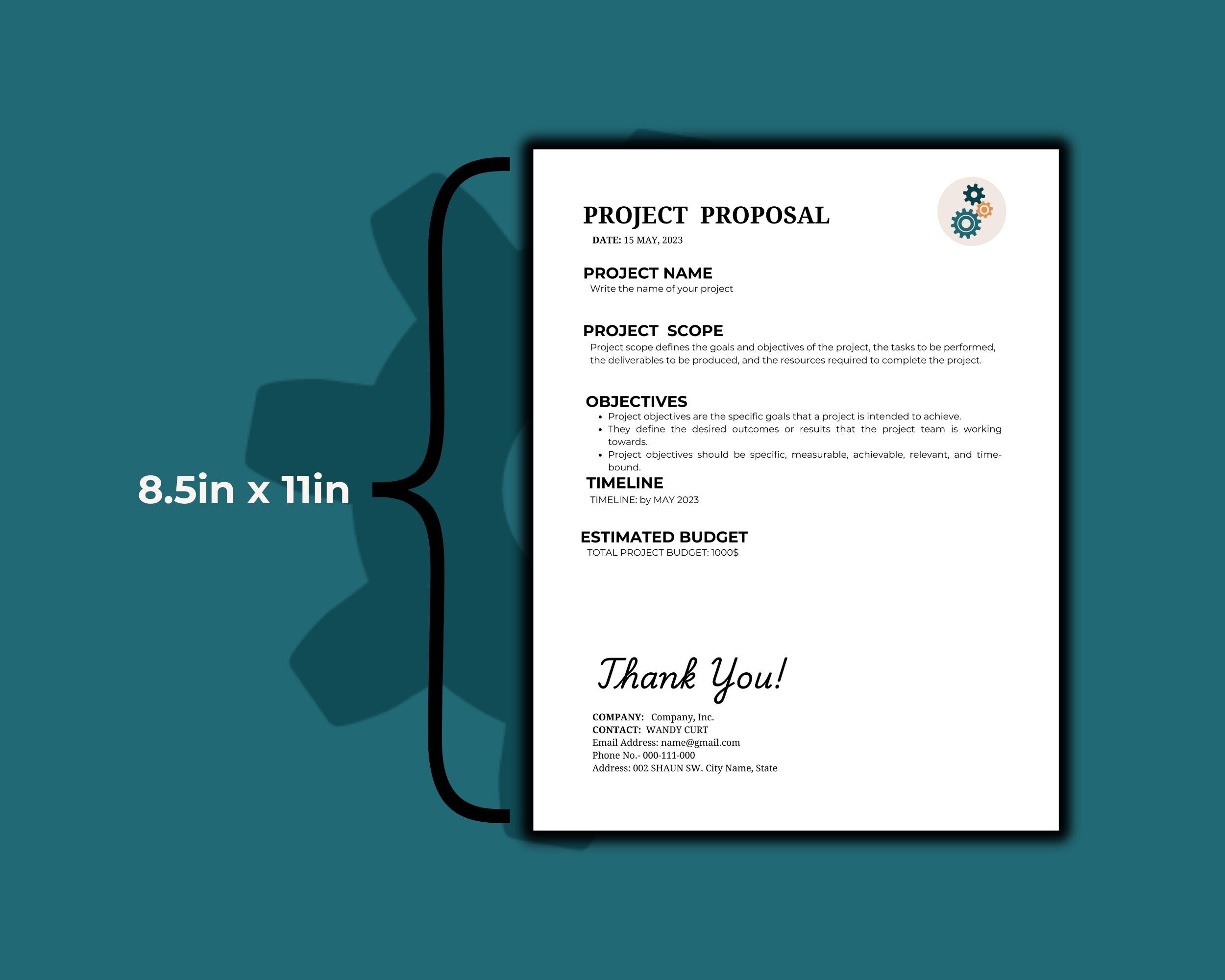 Social Media Project Proposal Template | Canva Project Proposal ...