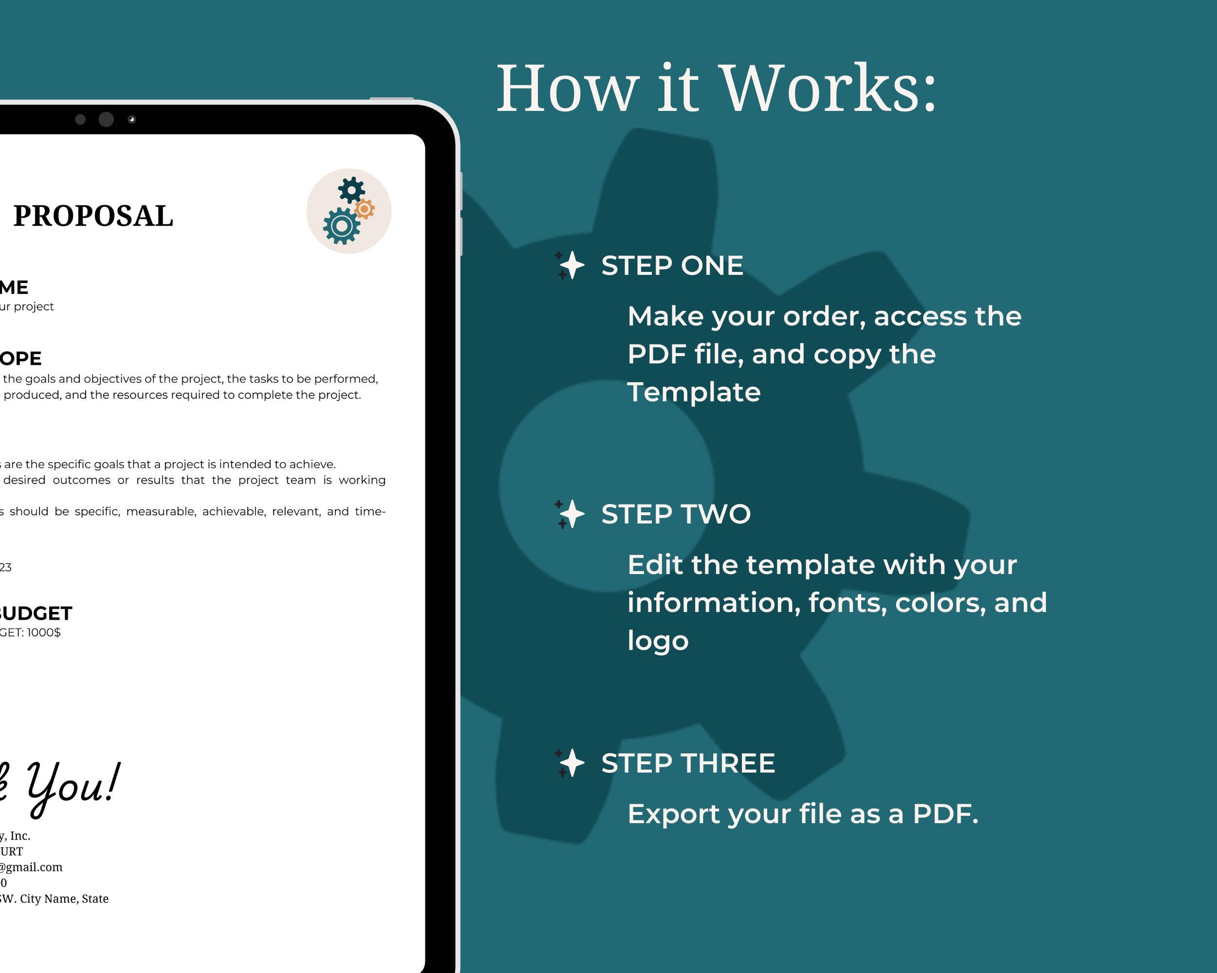 Social Media Project Proposal Template | Canva Project Proposal ...