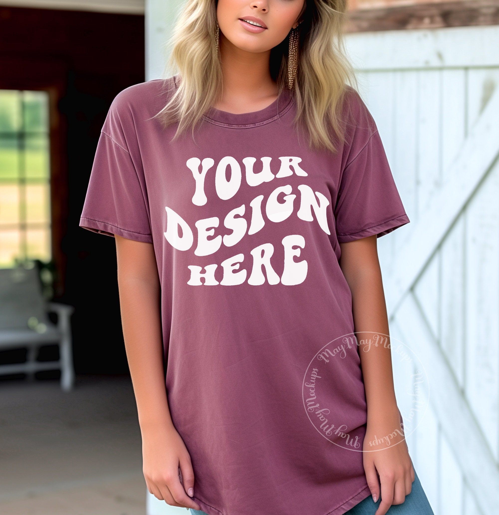 Comfort Colors Tshirt 1717 Berry Mockup Comfort Colors T Shirt - Etsy