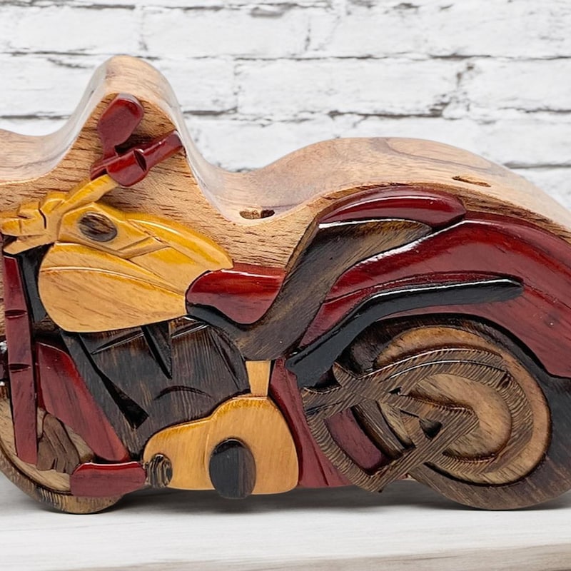 Motorcycle Puzzle - Etsy