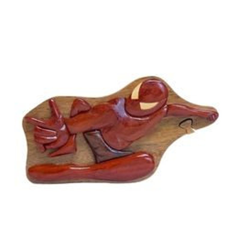 Spider-man, Handcrafted Wooden Puzzle Box With Secret Compartment, All ...