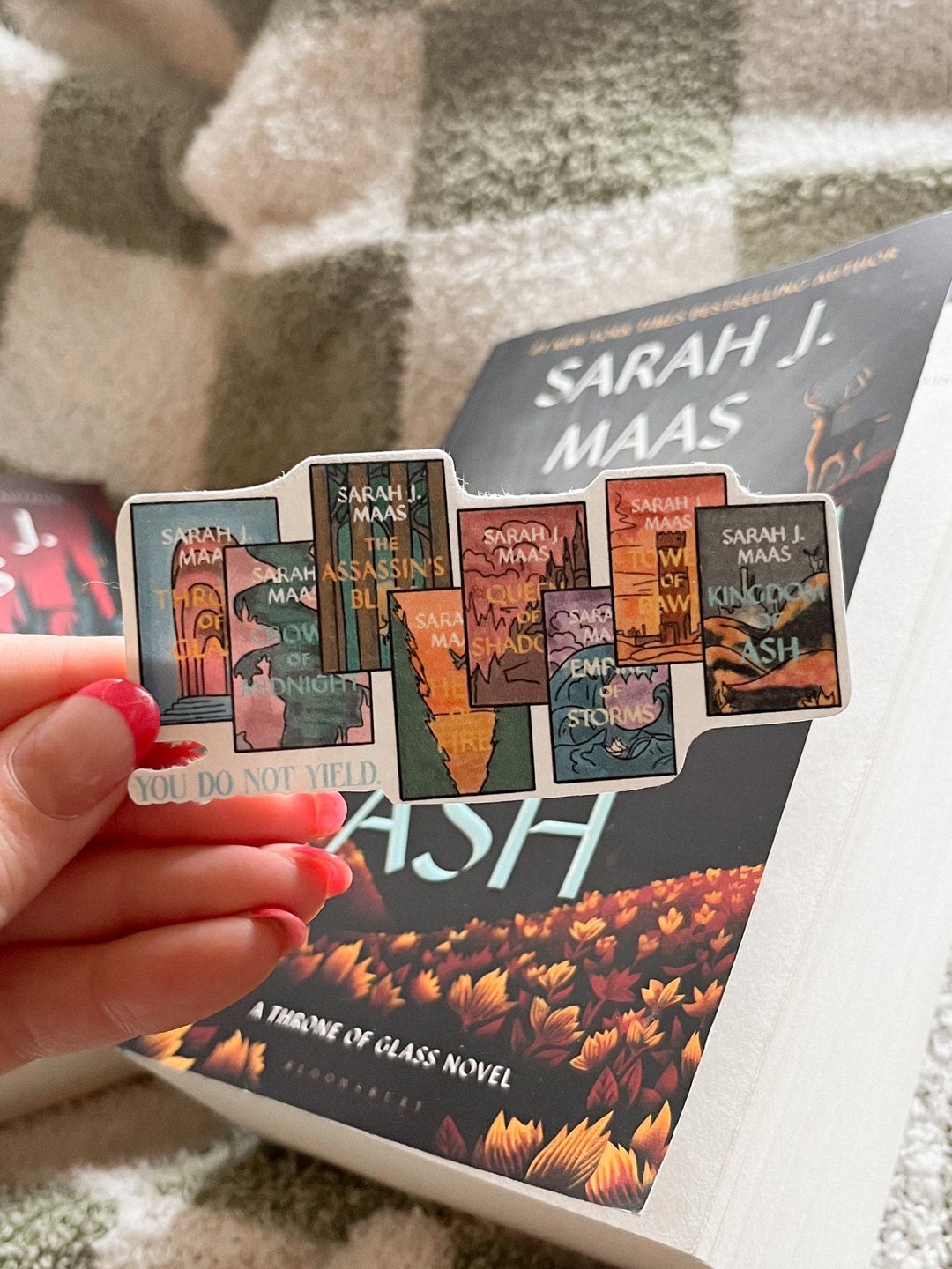 Throne of Glass Sticker, You Do Not Yield Quote Sticker, Sarah J Maas ...