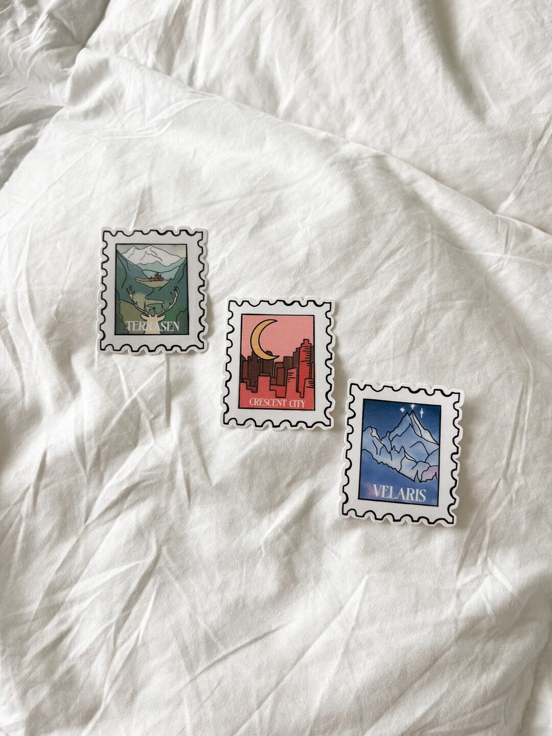 Stamp Collection Sticker Pack - Etsy