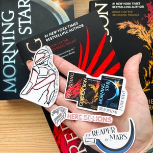 Hic Sunt Leones Sticker - Red Rising Themed - Etsy