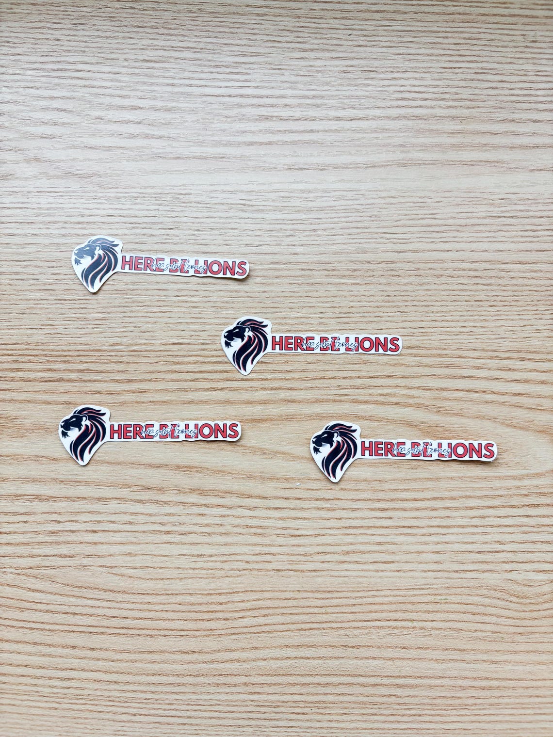 Hic Sunt Leones Sticker - Red Rising Themed - Etsy