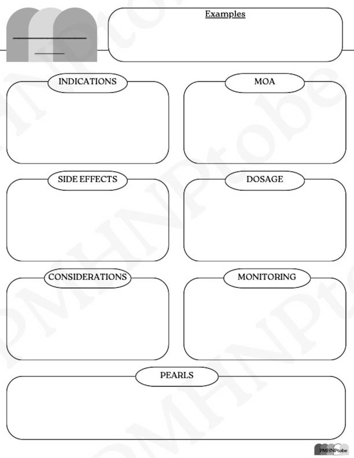 Medication Study Guide Template - Etsy