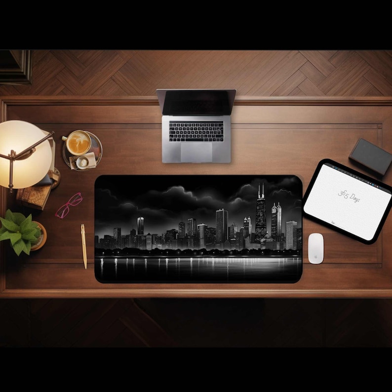 XL Aesthetic Deskmat Cityscape City Desk Mat-great as Programmer Gift ...