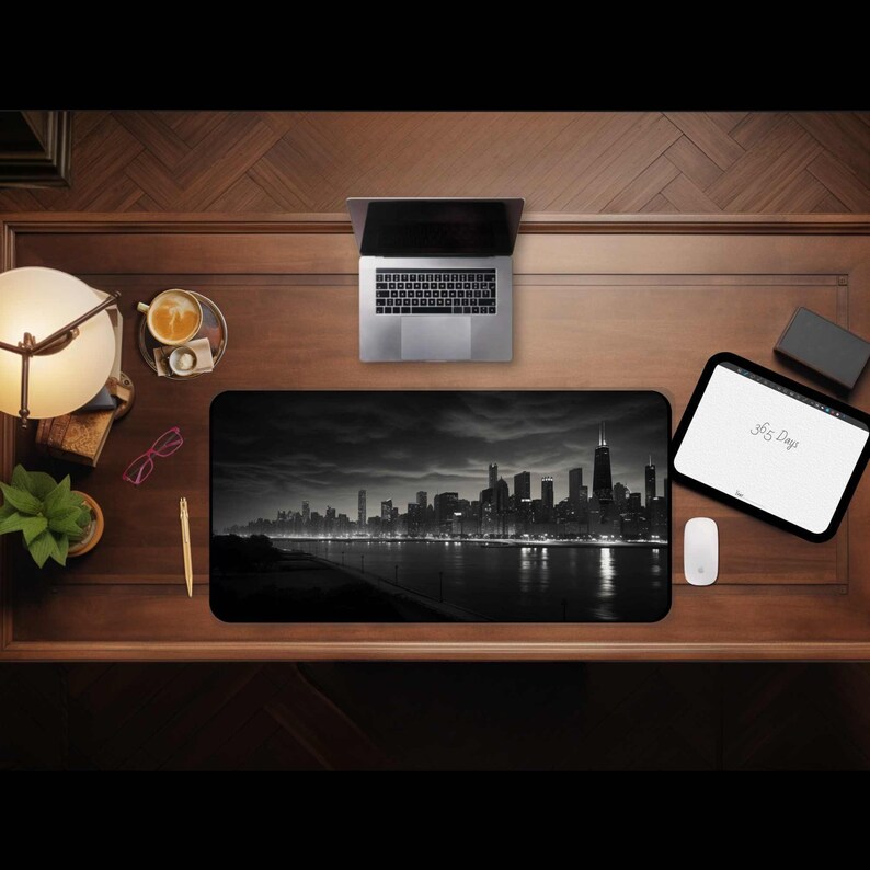 XL Cityscape City Desk Mat-aesthetic Deskmat Great as Programmer Gift ...