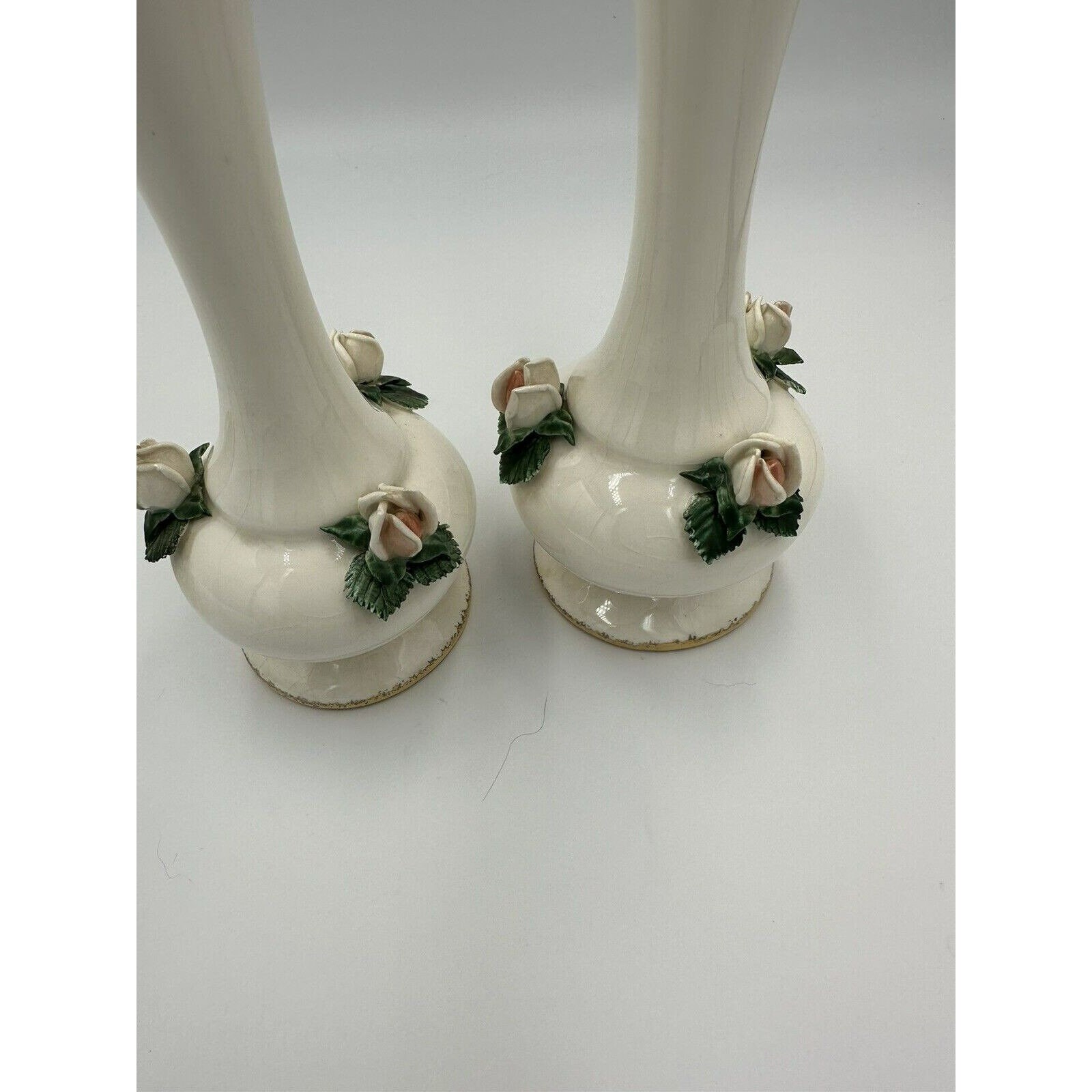 VTG Victorian Floral Oil Cruets Grayson Arts California 250 Handmade ...