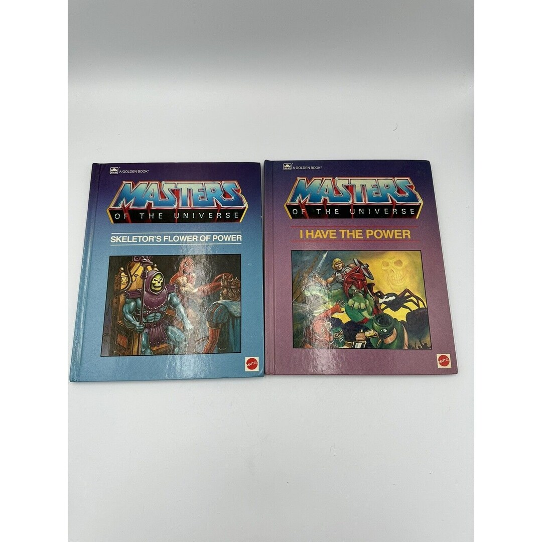 2x Masters of the Universe Skeletor's Flower of Power Book MOTU He-man ...