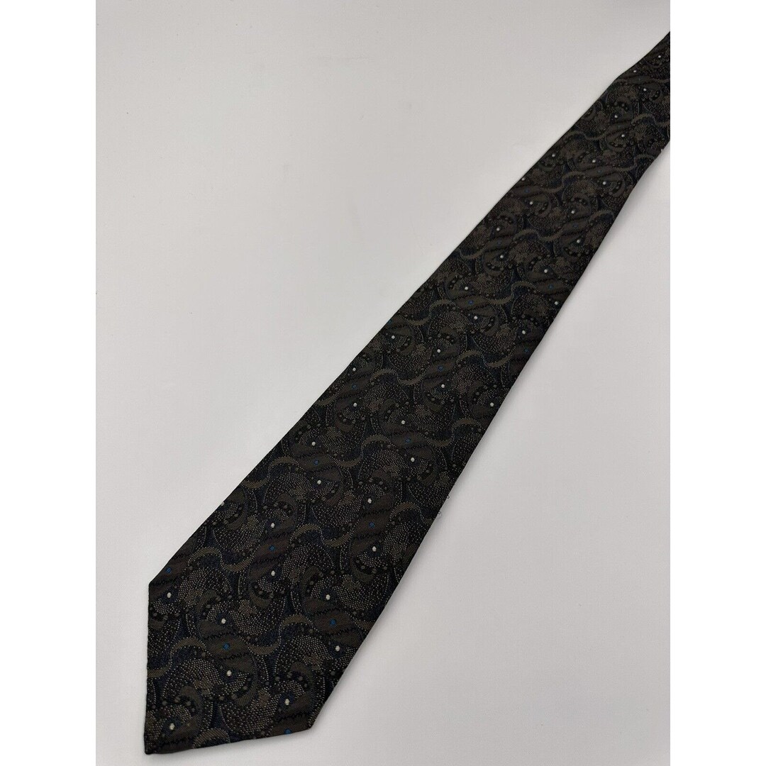 Designer Ties Welch Margetson London Geometric Tie Ties Abstract Brown ...