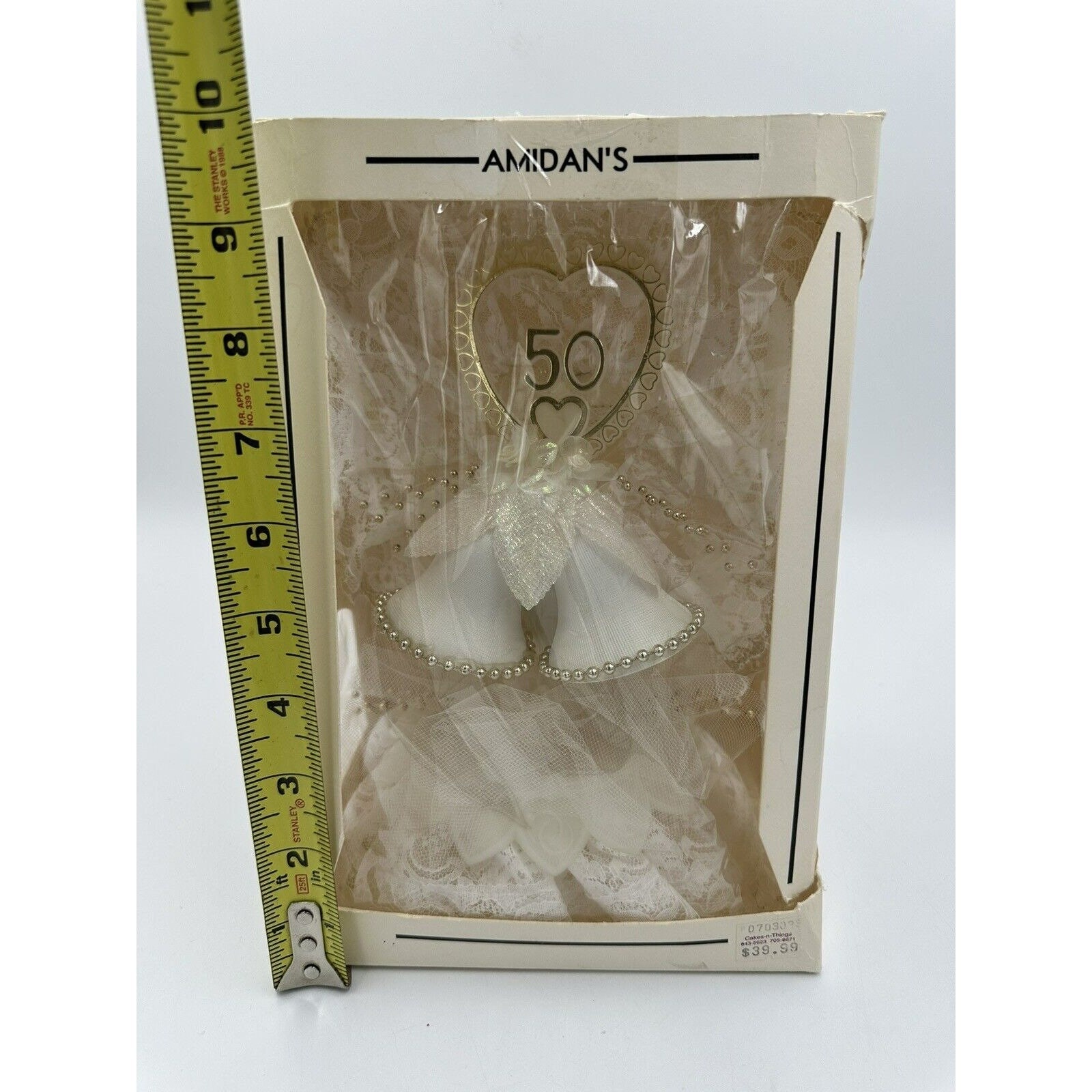 VTG Amidan's Wedding Cake Topper 50th Anniversary Gifts Vow Renewal ...
