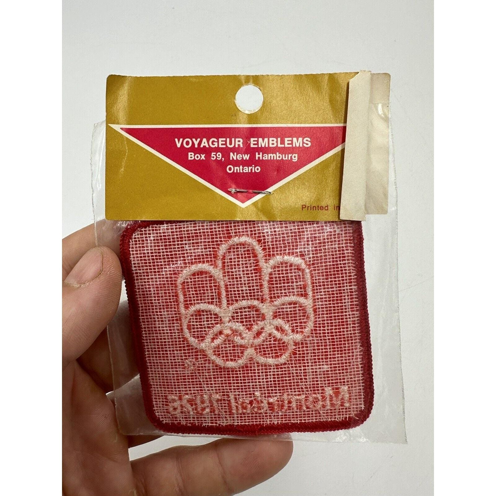 Montreal 1976 Olympic Games Commemorative Patch Sew on NIP Vintage ...