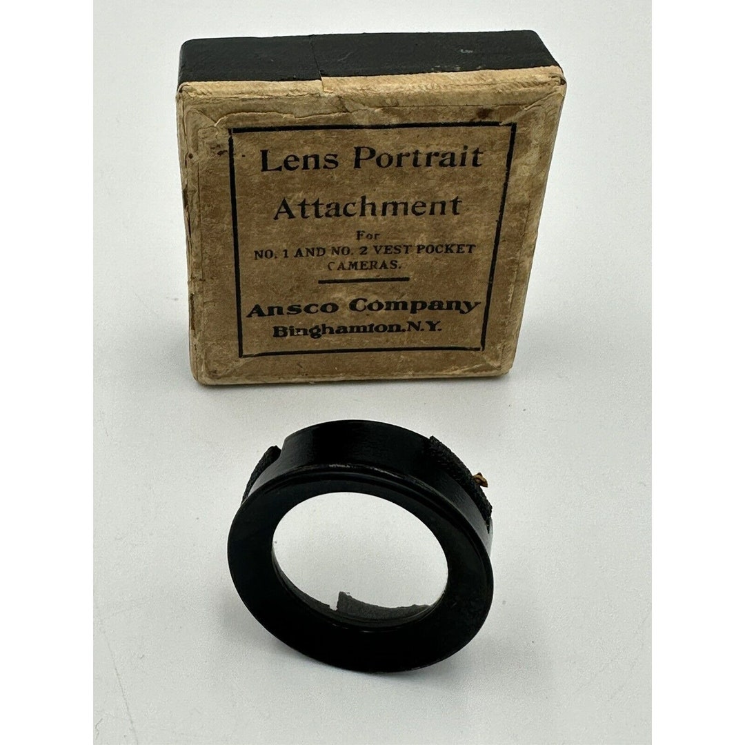 Vintage Ansco Portrait Lens Attachment for No 1 & 2 Vest Pocket Cameras ...