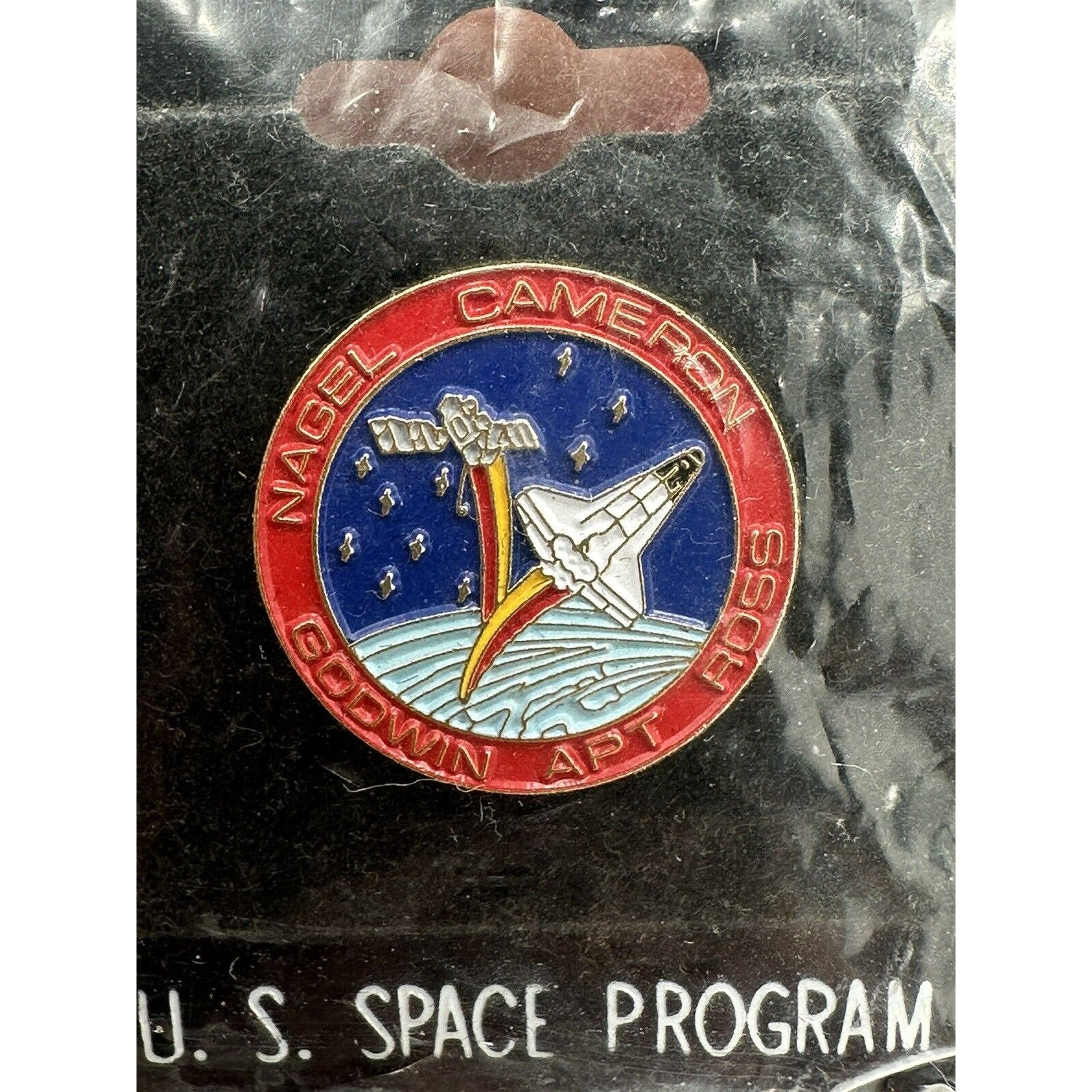NASA Space Shuttle STS-33 Nagel Cameron Ross Godwin Metal Enamel Pin ...