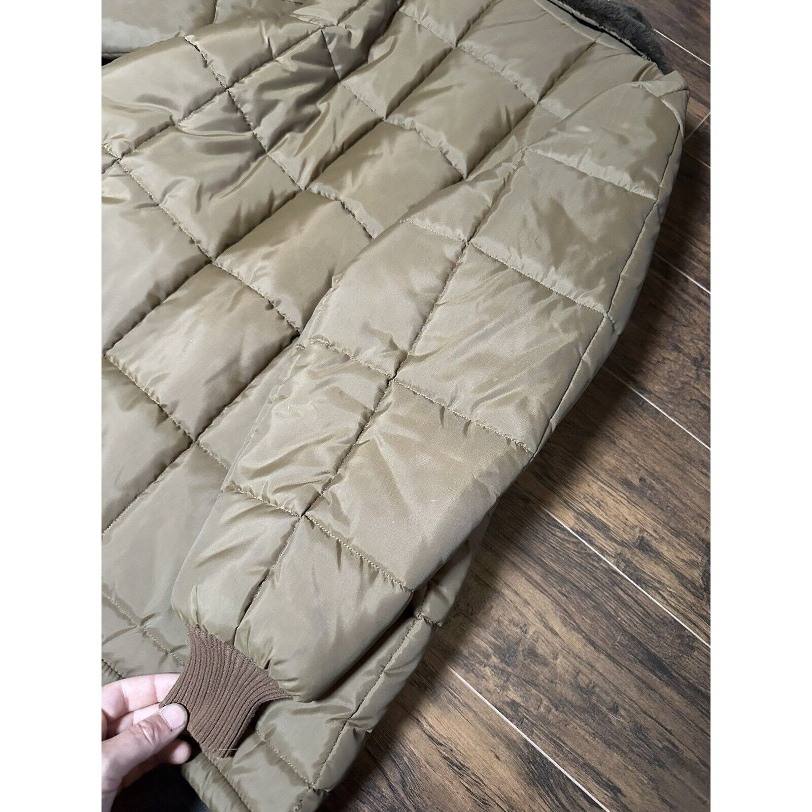 RARE Vintage Cal Craft 1970s Army Hunting Quilted Down Jacket - Etsy