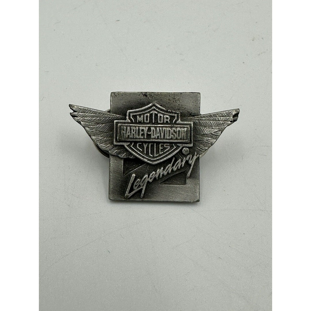 Vintage Harley Davidson Pin 1995 Legendary Collectible Pinback Double ...