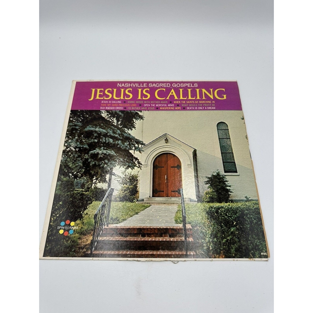 Religious Vinyl Record LP Jesus is Calling Nashville Sacred Gospels ...