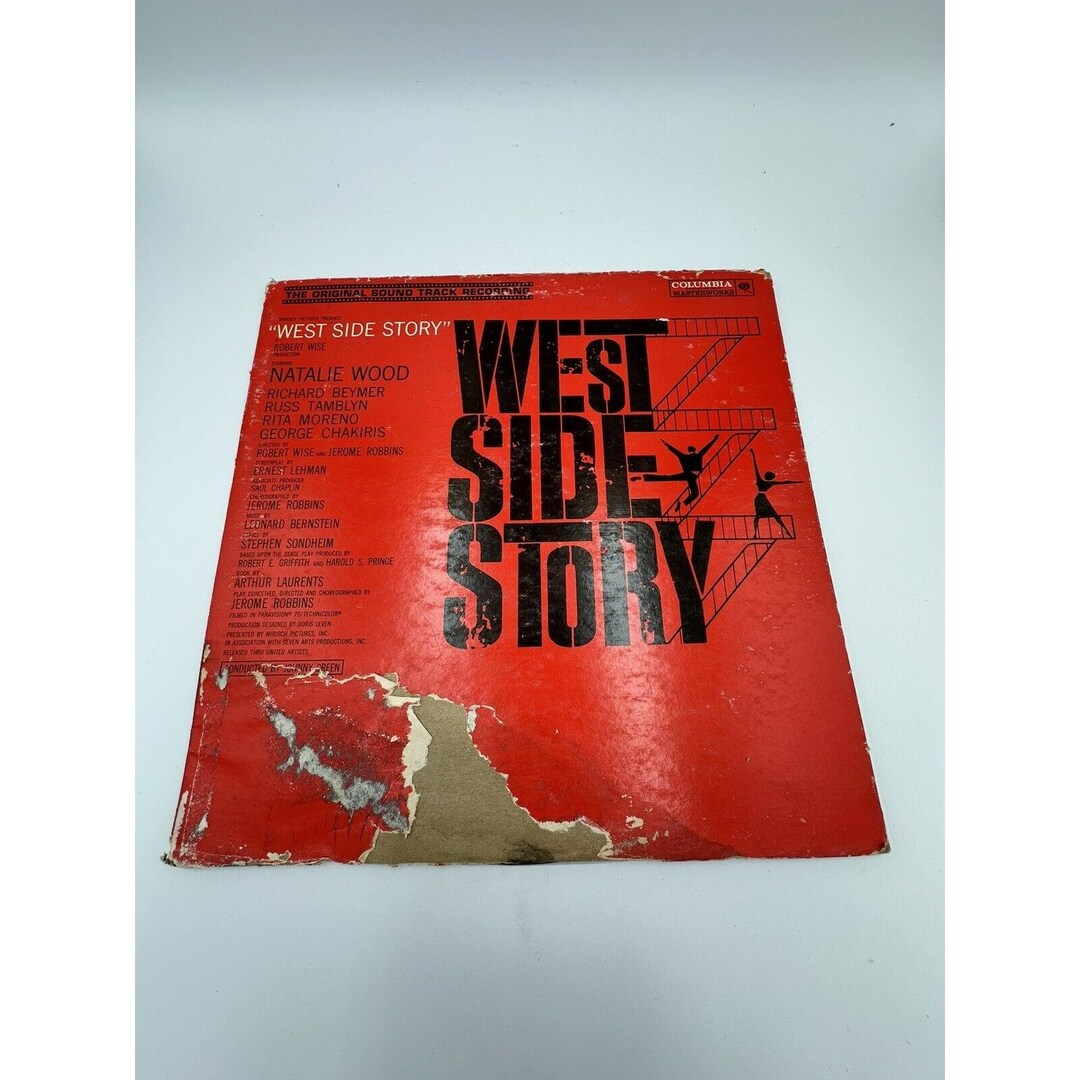West Side Story Original Motion Picture Soundtrack LP Vinyl Record ...