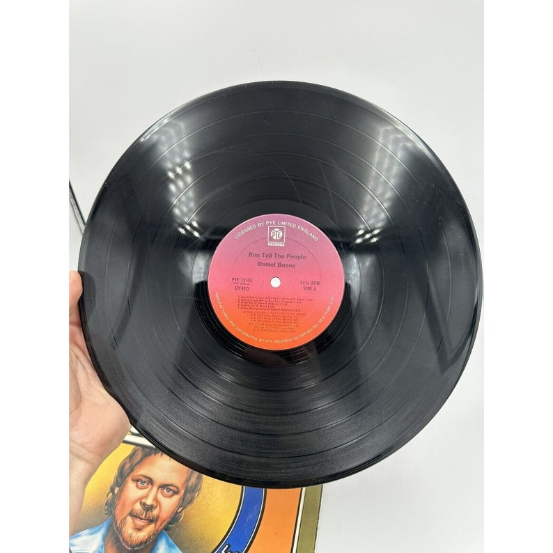 Vintage Country Vinyls DANIEL BOONE: Run Tell the People Vinyl LP 1975 ...