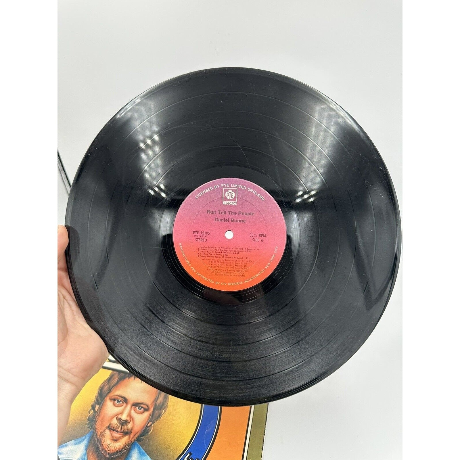 Vintage Country Vinyls DANIEL BOONE: Run Tell the People Vinyl LP 1975 ...