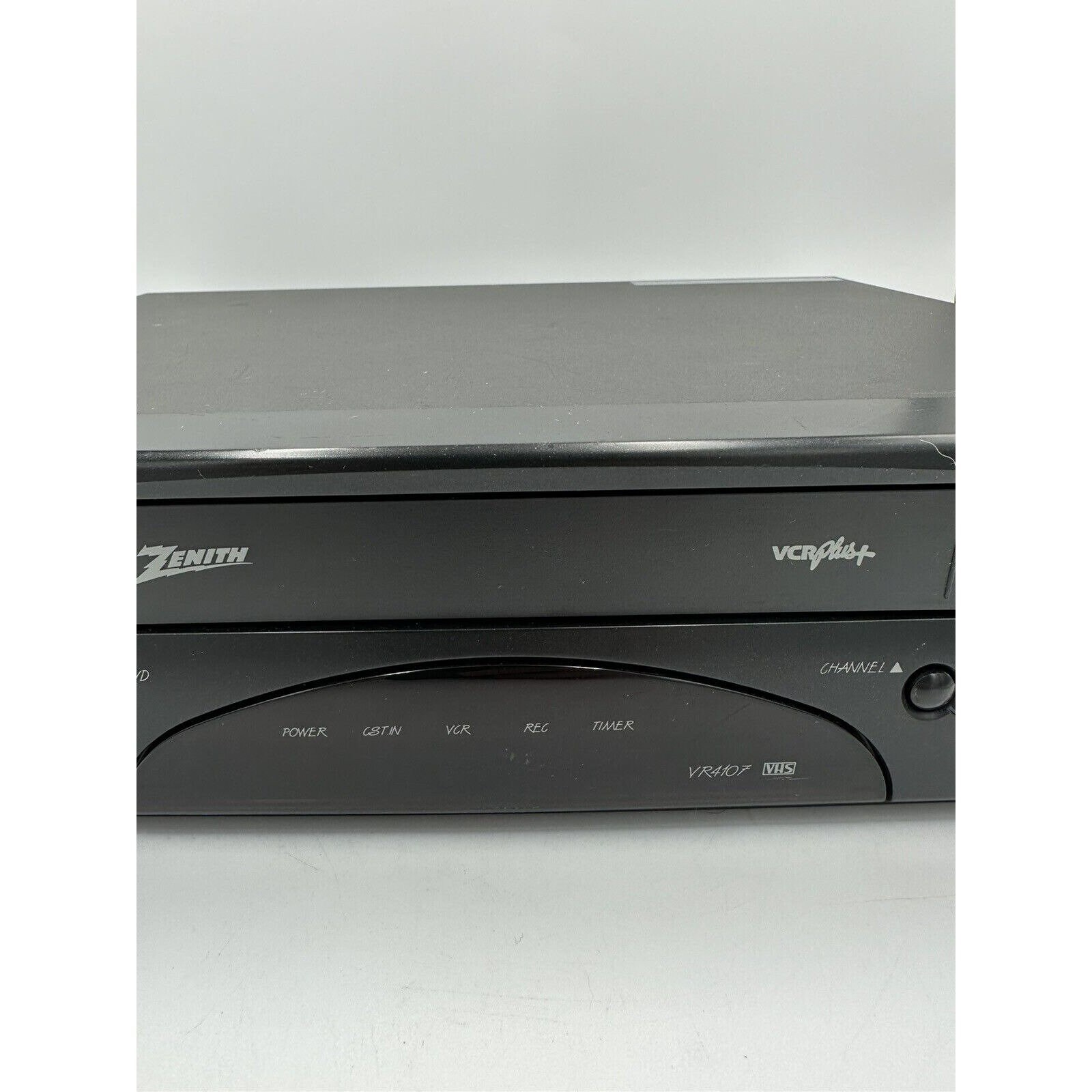 Vintage Zenith Video Recorder Plus VHS VCR Model VR4107 No Remote ...