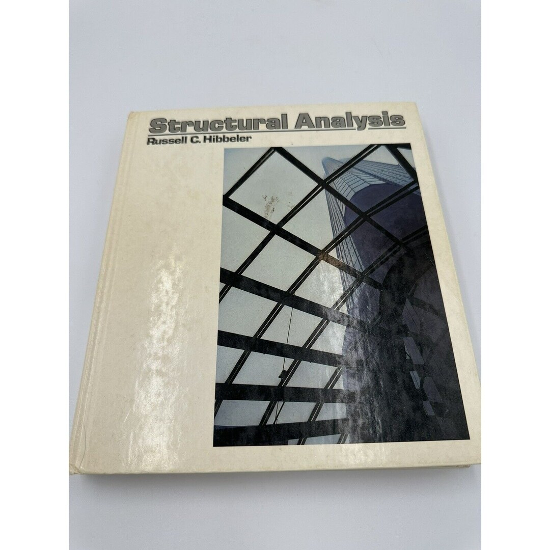 Vintage Engineering Books Structural Analysis 1984 R.C. Hibbeler ...