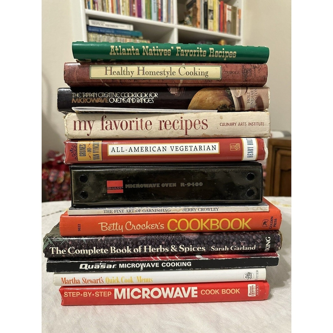 Lot of 12 Vintage Cookbooks Cook Book Lot Reference Martha Stewart ...