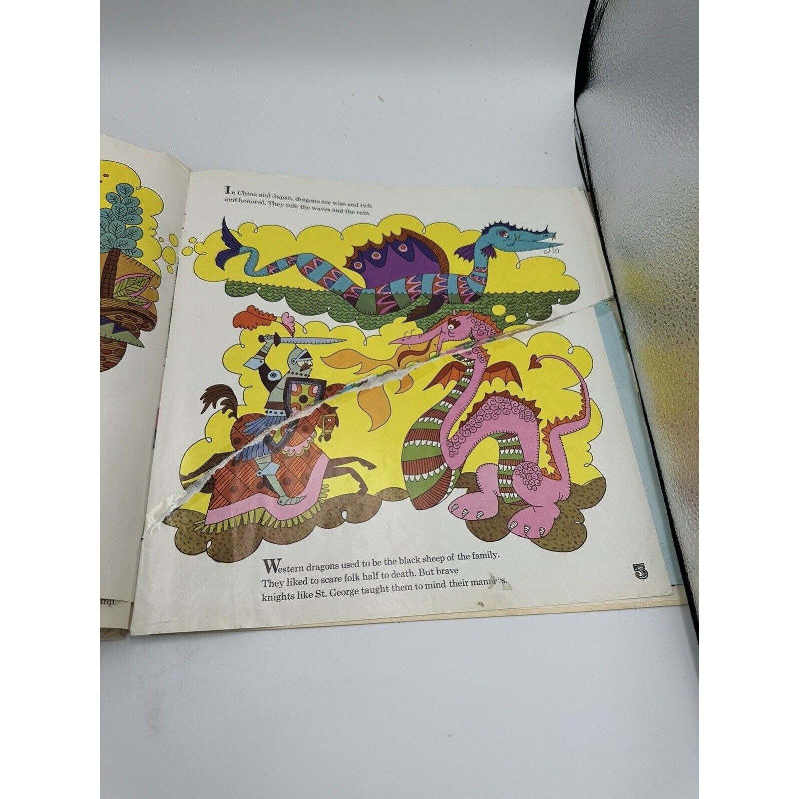 VTG Walt Disney Dragons & Dinosaurs Record Booklet 3817 Puff the Magic ...