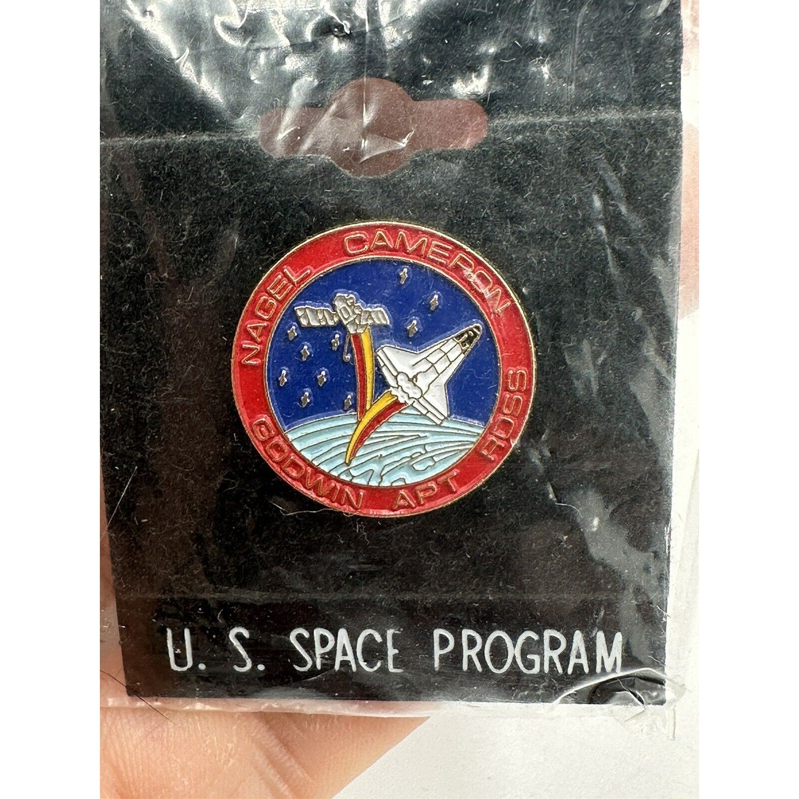 NASA Space Shuttle STS-33 Nagel Cameron Ross Godwin Metal Enamel Pin ...