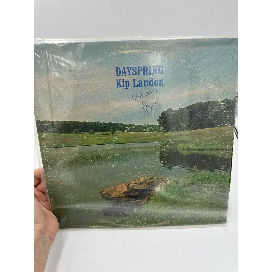 RARE SIGNED Kip Landon Dayspring Original Vinyl LP Record Country Music ...