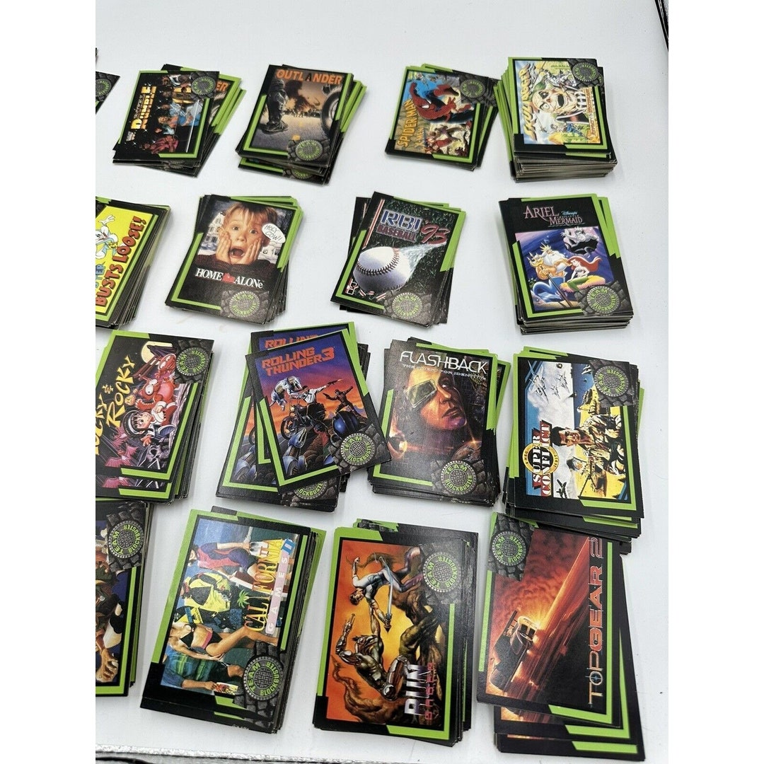 1993 Team Blockbuster 80's 90's Pop Culture Trading Card Lot of Over ...