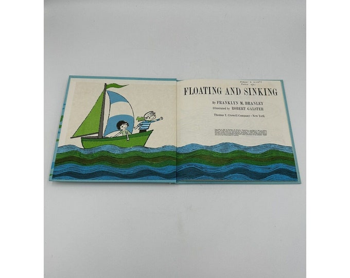 1967 Floating & Sinking Branley Let's Read and Find Out Science Vintage ...