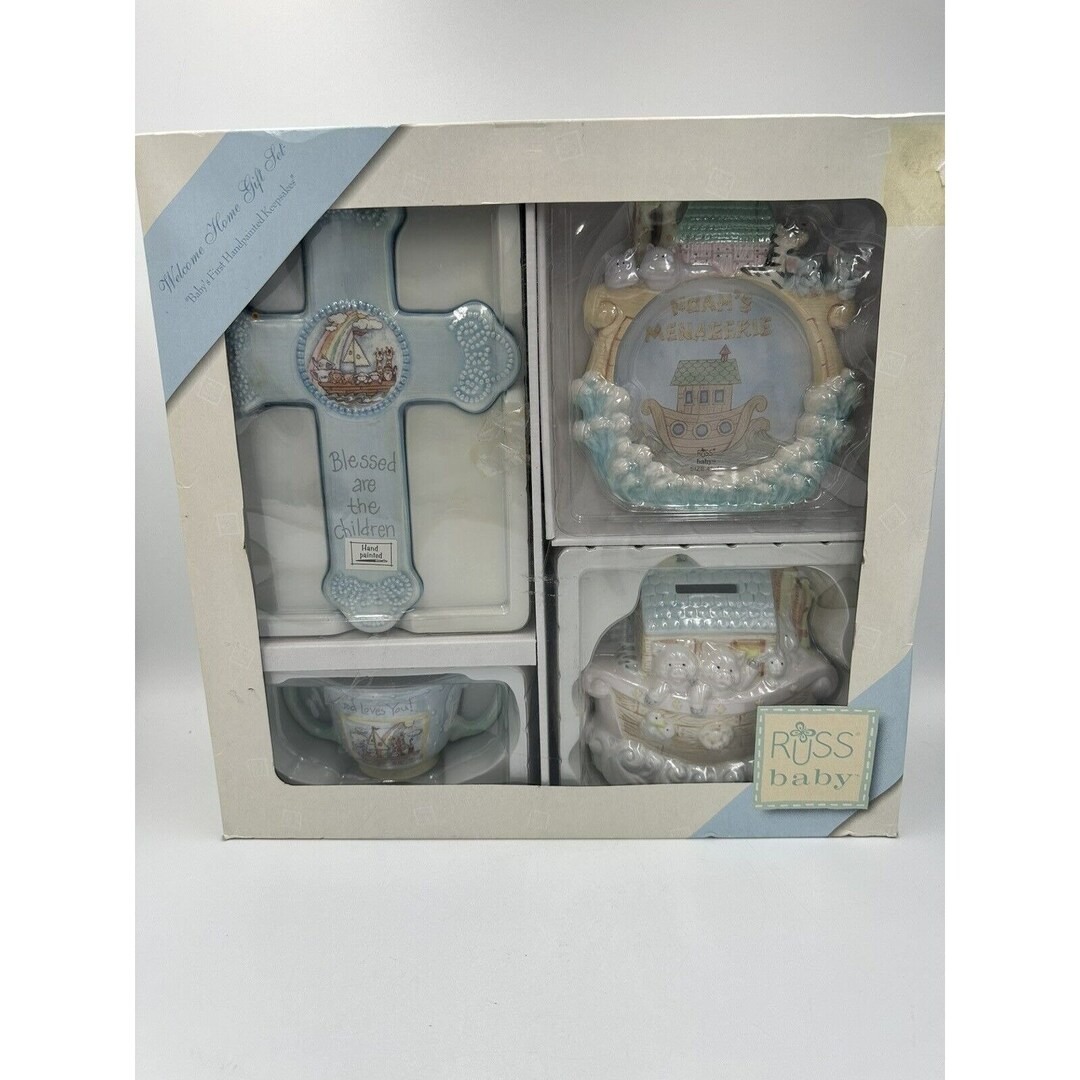 Vintage Baby Shower Gifts RUSS Baby Welcome Home Gift Set - Etsy