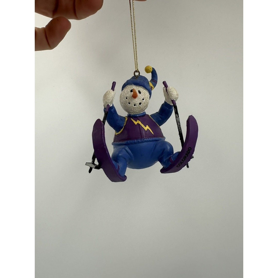 Vintage State Snowmen Colorado Christmas Tree Ornament New in Box Coin ...