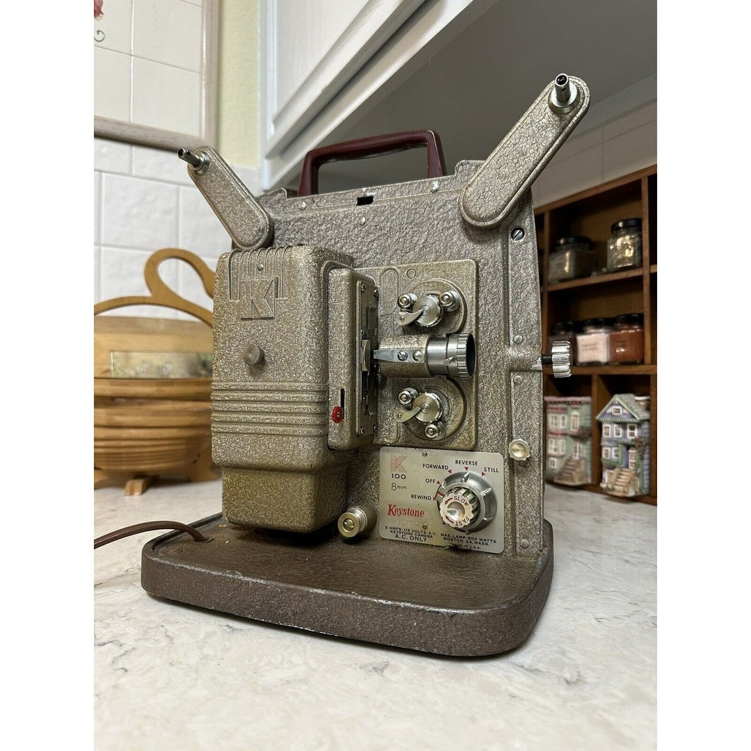 VINTAGE Mickey Mouse Keystone 8mm Automatic Movie Projector Model K-100 ...